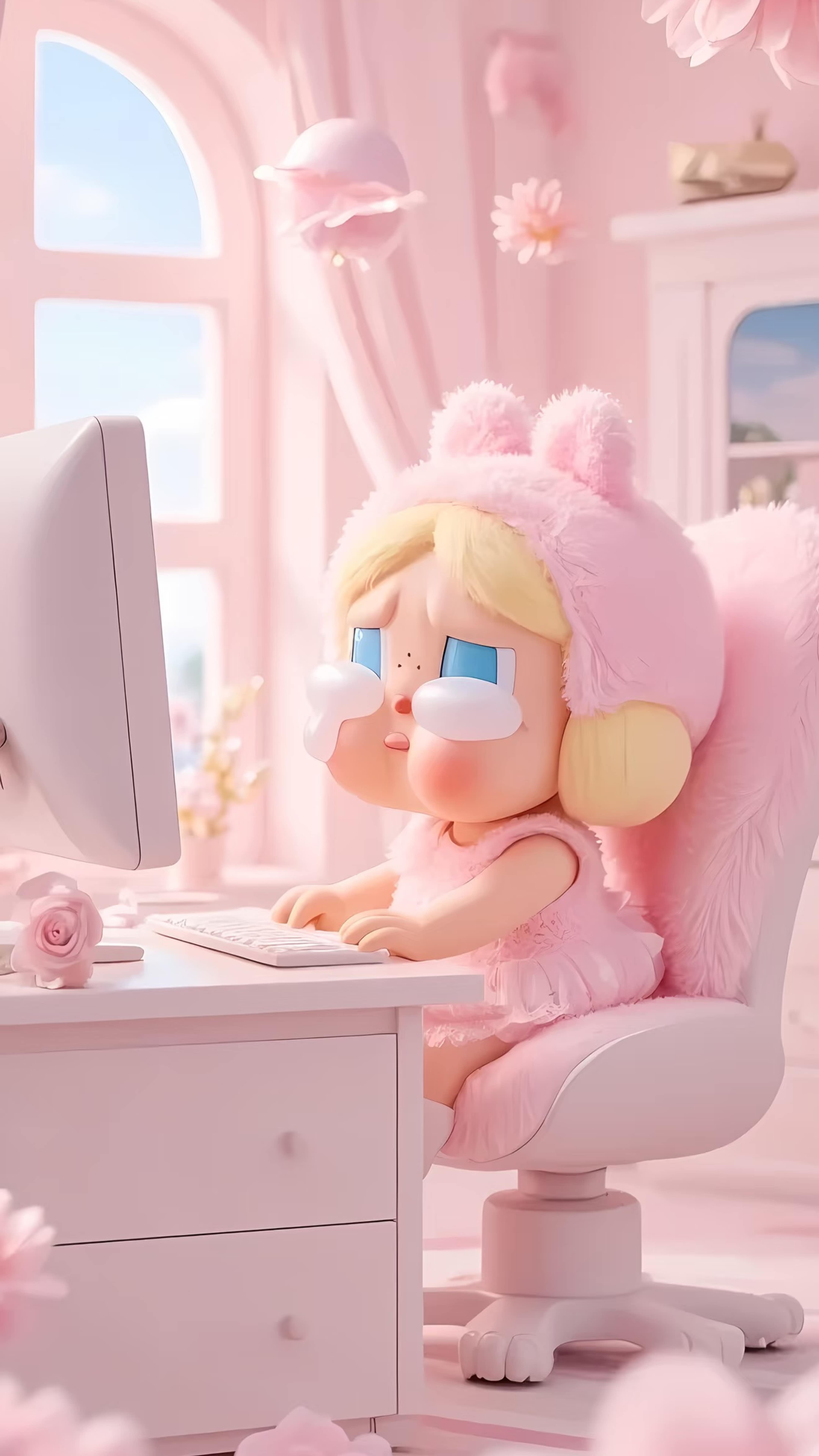 Free Popmart Crybaby Live Wallpaper - HD & 4K Collection